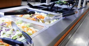 School Food Service: How to Properly Serve a School Salad Bar