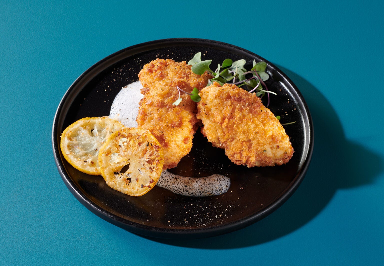 Cod Escabeche Brandade With Lemon Tempura & Truffle Emulsion | Gordon ...