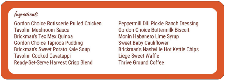 Mystery Box Culinary Challenge Tests Skills, Builds Unity | Gordon Food ...